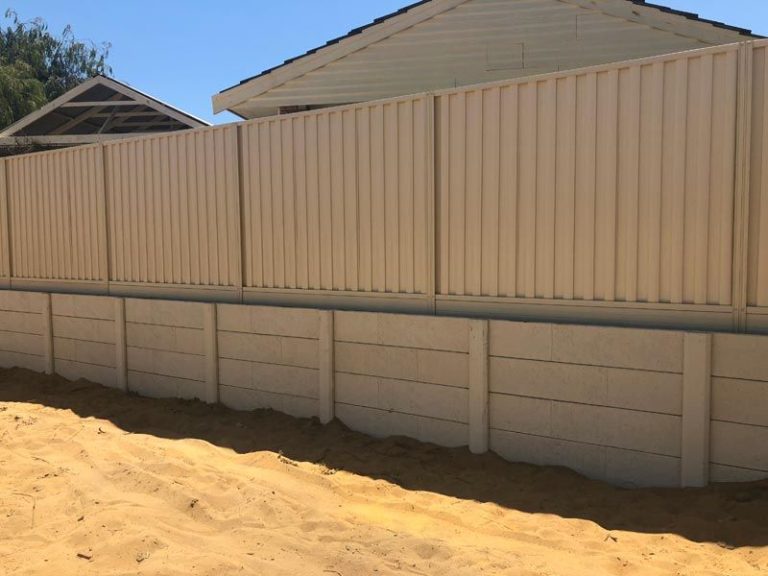 Modular Retaining Walls Perth | Post and Panel Retaining Walls ...